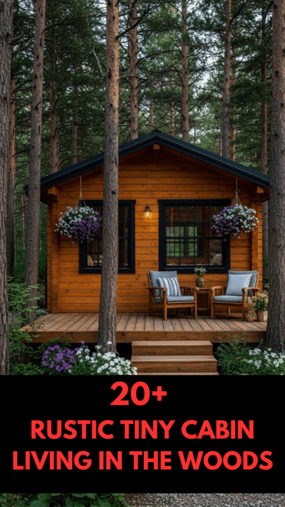 Woodland Charm: Rustic Tiny Cabin Living in the Woods - Natgeos